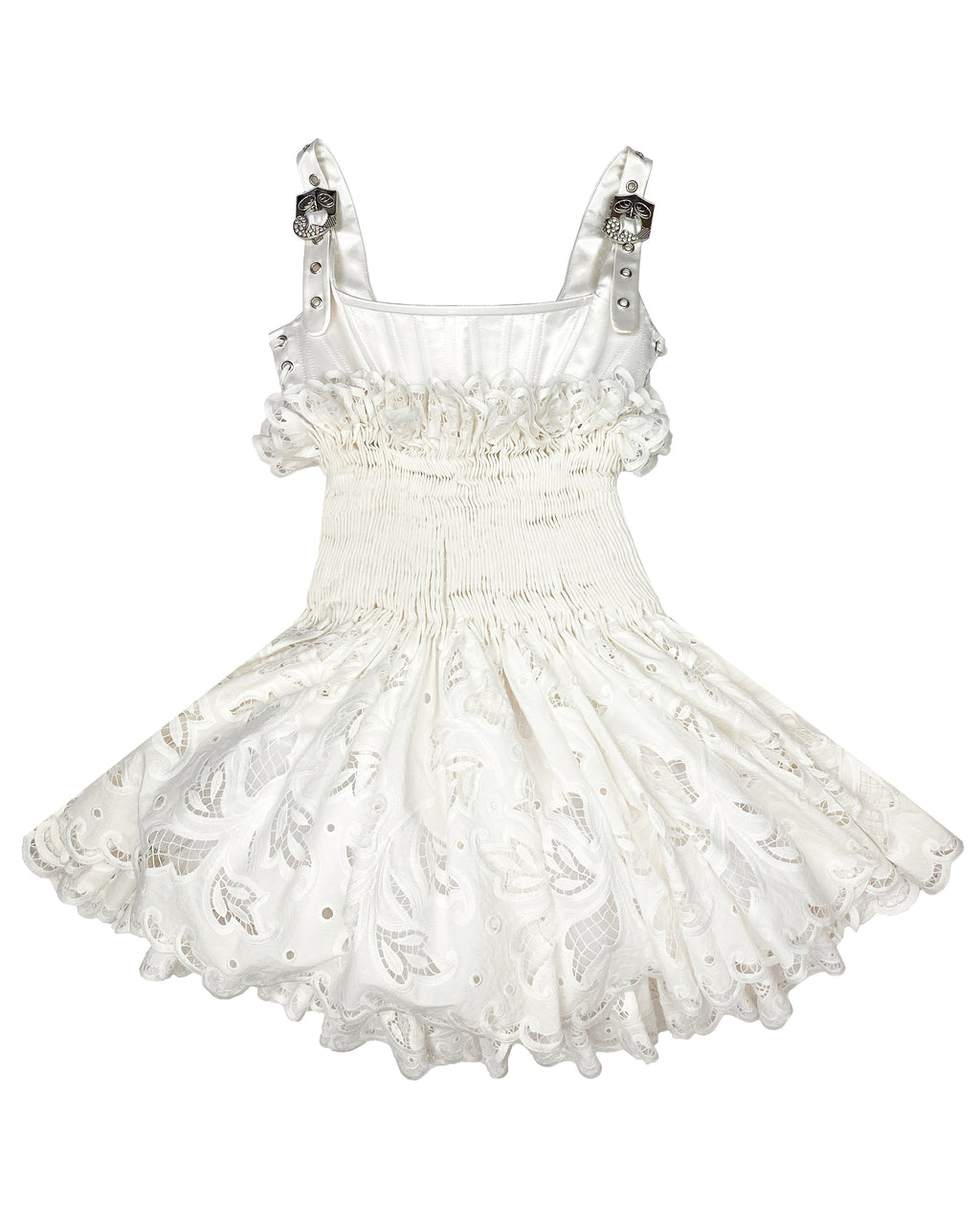Faddy Bustier Smocked Dress – Chopova Lowena