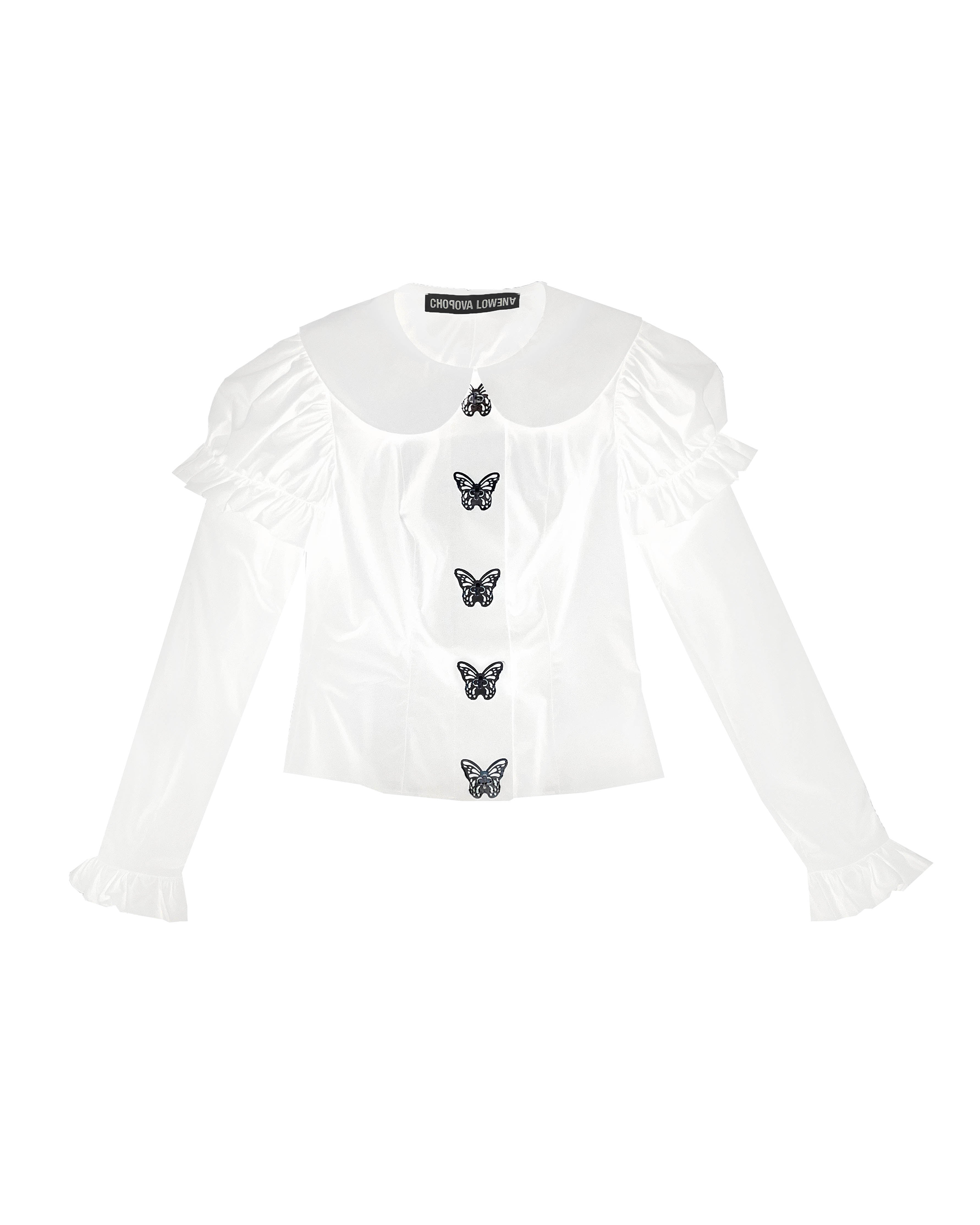 White Butterfly Blouse – Chopova Lowena
