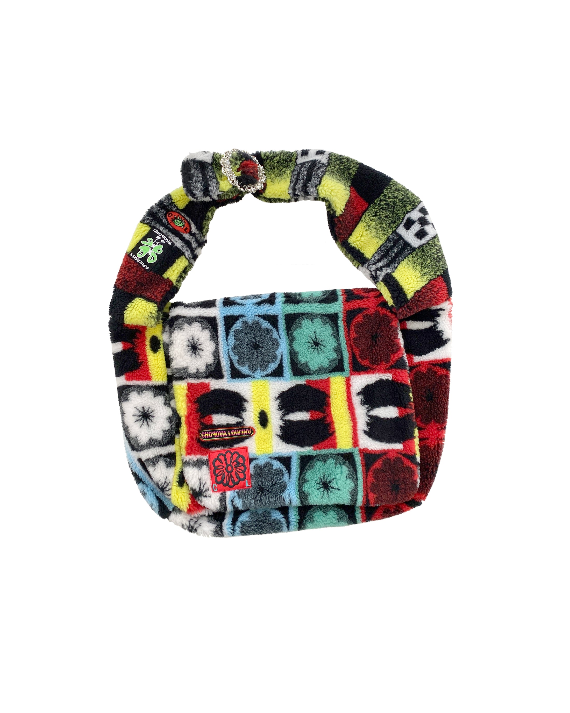 Multi-Coloured Printed Fleece Bag – Chopova Lowena