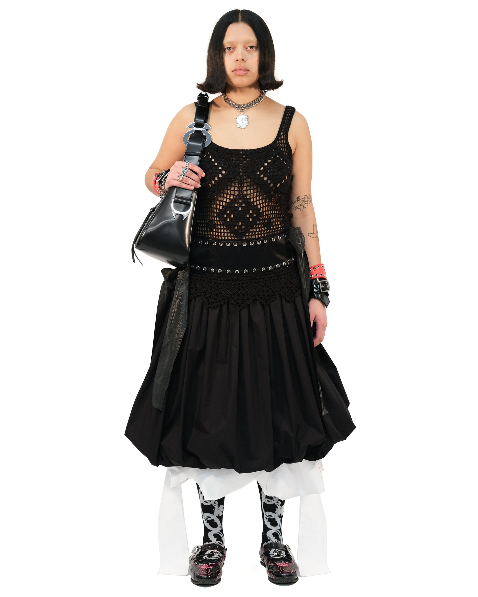 Gentry Crochet Bubble Dress – Chopova Lowena