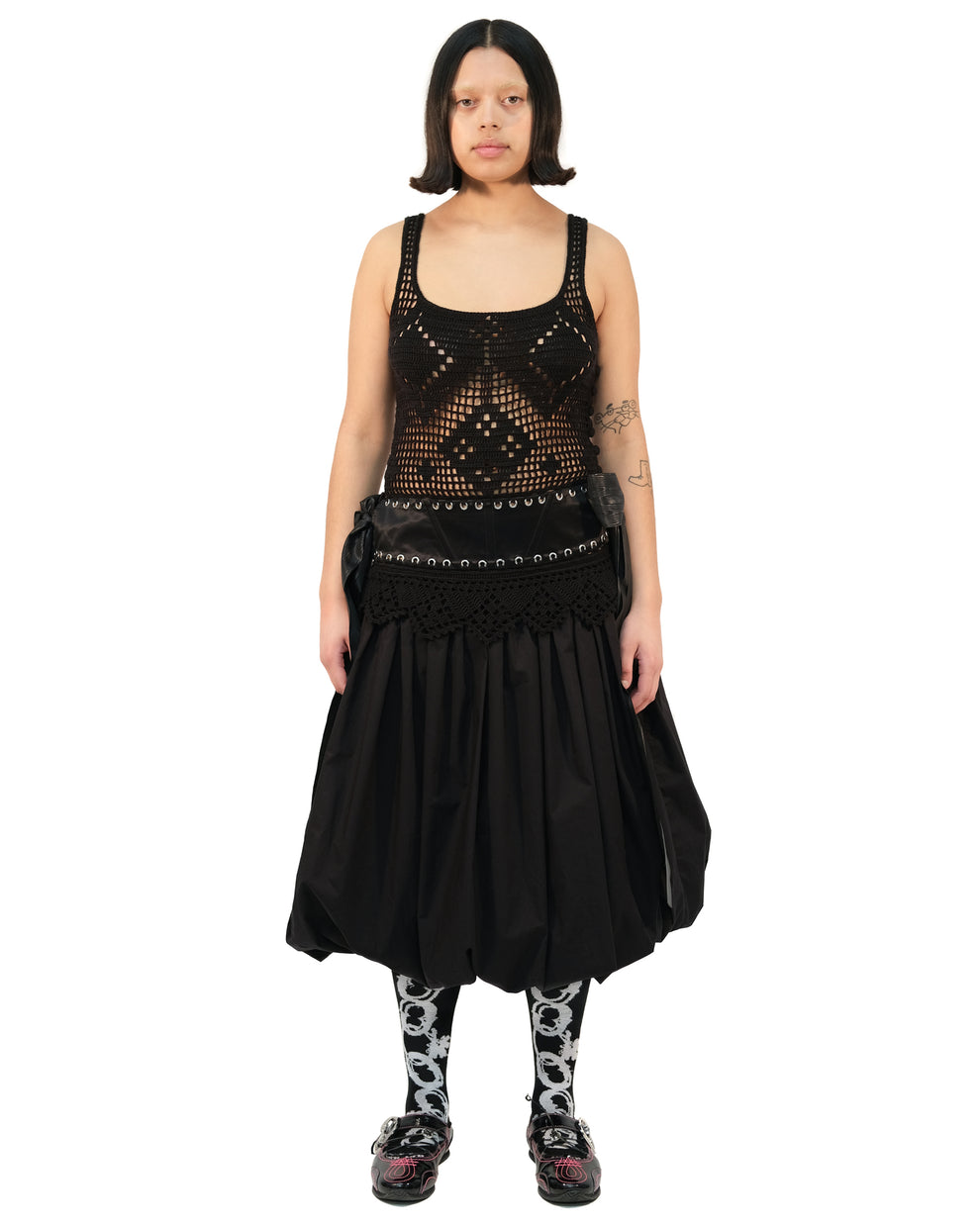 Gentry Crochet Bubble Dress – Chopova Lowena